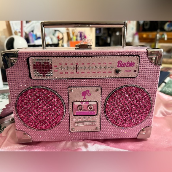 Aldo | Bags | Barbie Rhinestonee Radio Purse | Poshmark